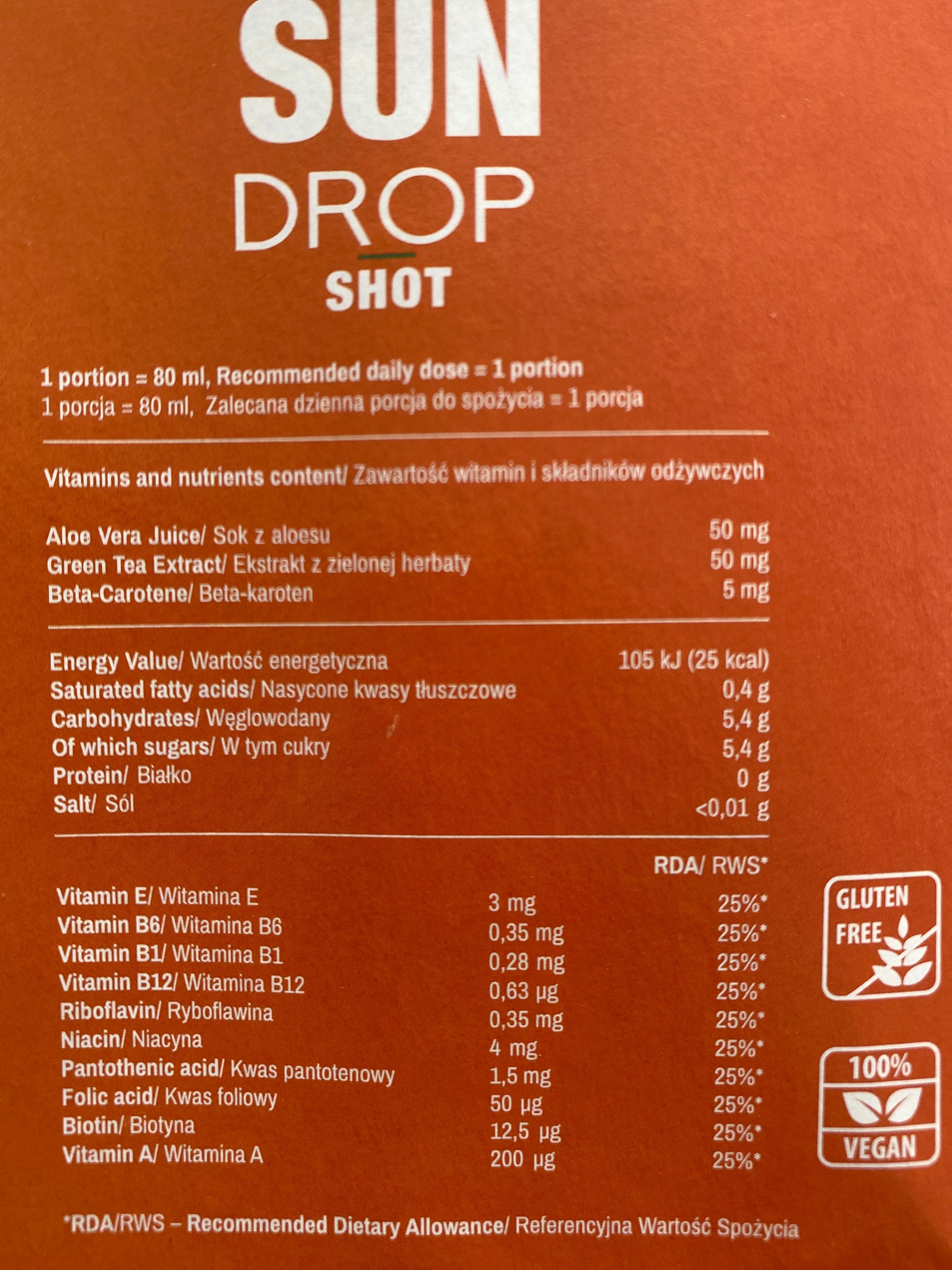 Sun Drop Shot Box of 12 – The Tanned Me