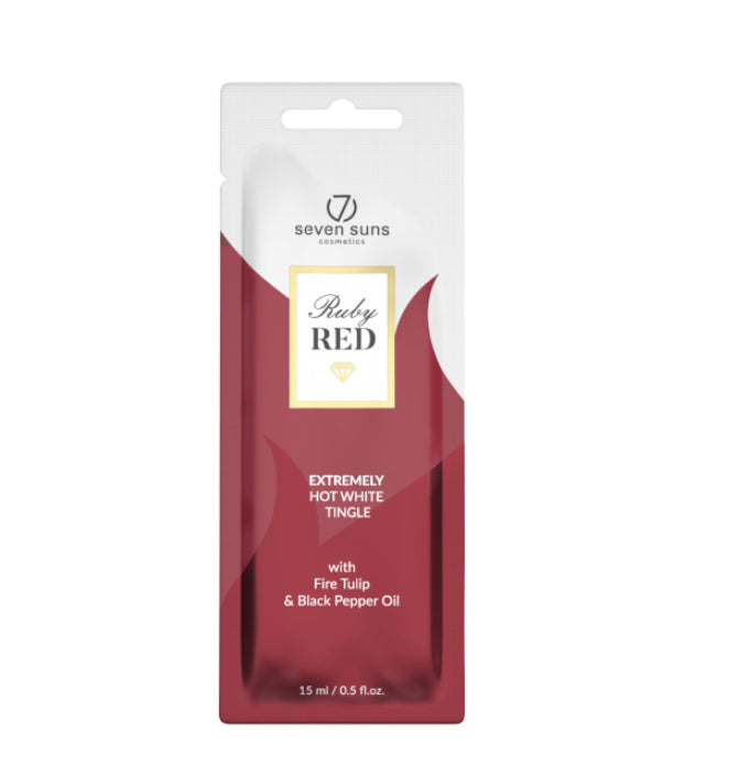 RUBY RED EXTREMELY HOT WHITE TINGLE 15ML – The Tanned Me